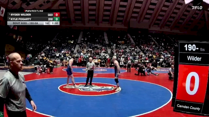 190-6A Champ. Round 1 - Ryder Wilder, Camden County vs Kyle Fogarty ...