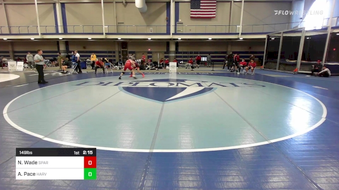149 lbs Consi Of 16 #1 - Nate Wade, Spartan WC vs Andrew Pace, Harvard