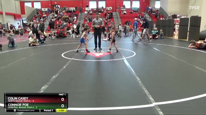 45 lbs Round 3 (4 Team) - Colin Casey, North Region Team A vs Connor ...