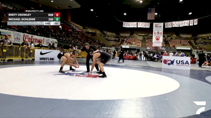 Junior Boys - 215 lbs Semis - Levi Cook, Turlock Wrestling Club vs Sina ...