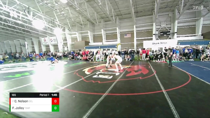 165 lbs Champ. Round 2 - Carson Nelson, Delta vs Fisher Jolley, Timpanogos