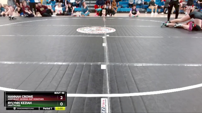 170 lbs Round 4 - Hannah Crowe, Northeast Georgia Mat Monstars vs ...