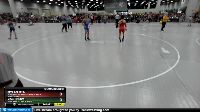 106 lbs Champ. Round 2 - Dylan Ota, Southlake Carroll High School ...