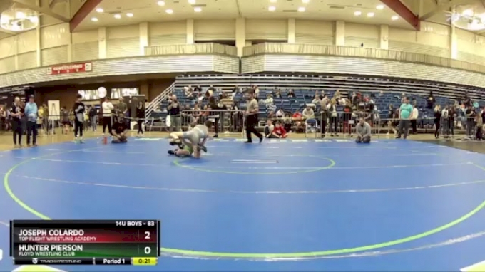 83 lbs Cons. Round 2 - Hunter Pierson, Floyd Wrestling Club vs Joseph ...