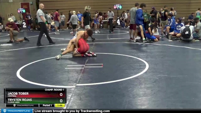 128 lbs Champ. Round 1 - Trysten Rojas, Clovis High vs Jacob Tober, Central
