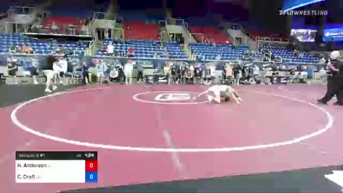 88 lbs Consi Of 8 #1 - Hunter Anderson, Idaho vs Cason Craft, Oklahoma