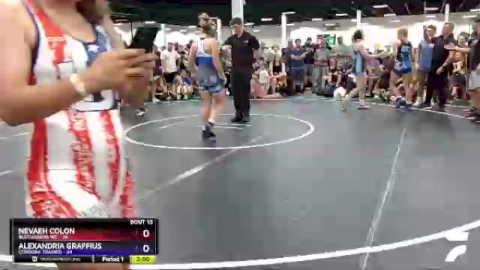 135 lbs Round 5 (6 Team) - Nevaeh Colon, Buccaneers WC vs Alexandria ...