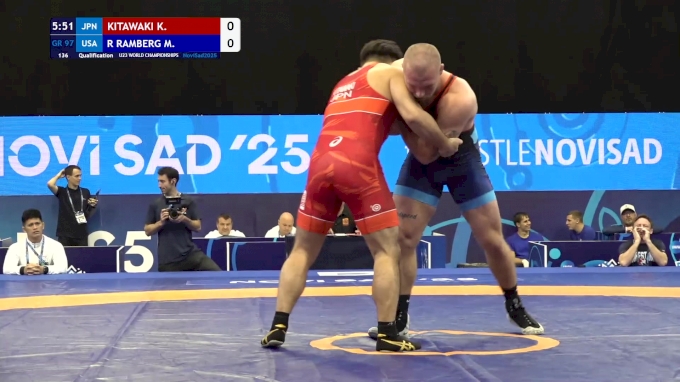 97 kg Qualif. - Kyo Kitawaki, Japan vs Maxwell David R Ramberg, United ...