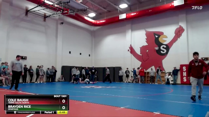 126 lbs Cons. Round 2 - Cole Baugh, Terre Haute North vs Brayden Rice ...