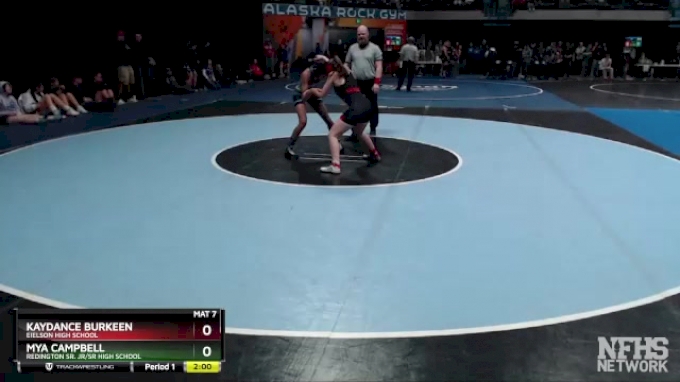 126G Champ. Round 1 - Kaydance Burkeen, Eielson High School vs Mya ...