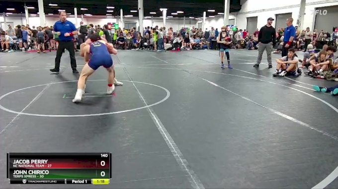 140 lbs Round 6 (8 Team) - John Chirico, Terps Xpress vs Jacob Perry ...