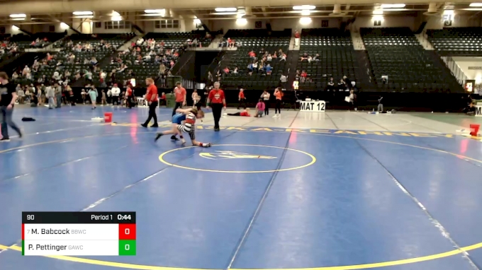 90 lbs 7th Place Match - Miles Babcock, Broken Bow Wrestling Club vs ...