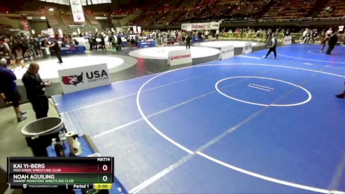 132 lbs Cons. Round 6 - Kai Yi-Berg, Mad Dawg Wrestling Club vs Noah ...