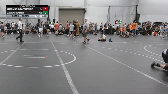 130 lbs Semis (4 Team) - Gabe Creamer, Team PA/USA vs Maximus ...