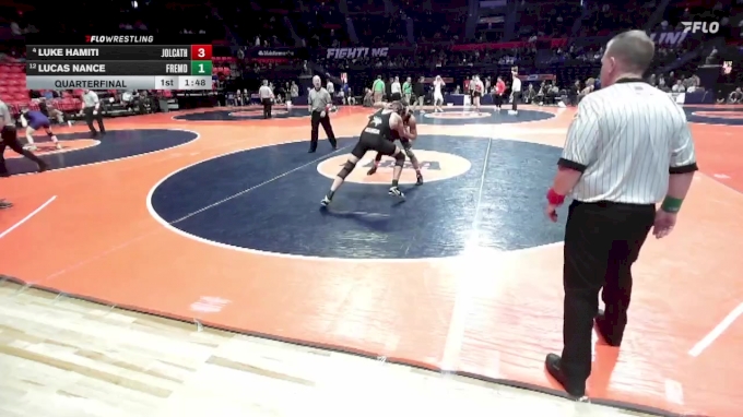 3A 165 lbs Quarterfinal - Lucas Nance, Palatine (Fremd) vs Luke Hamiti ...