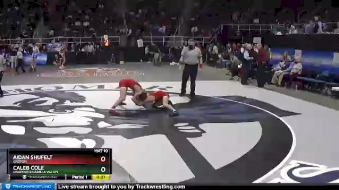 II-110 lbs Cons. Semi - Aidan Shufelt, Groton vs Caleb Cole, Unatego ...