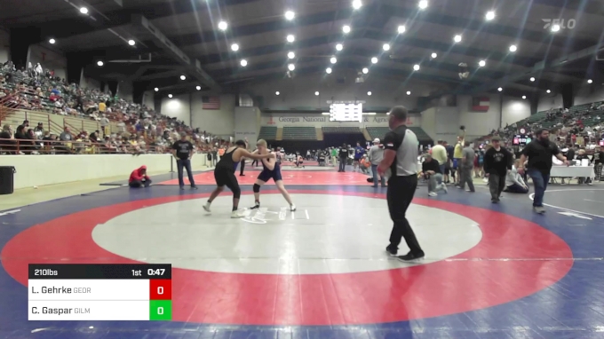 210 lbs Consi Of 8 #2 - Landon Gehrke, Georgia vs Caleb Gaspar, Gilmer ...