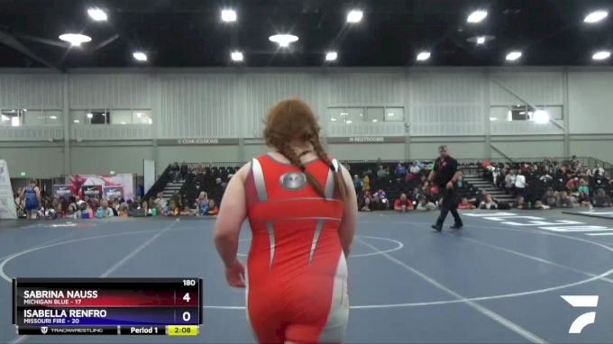 200 lbs Placement Matches (8 Team) - Gabriella Allen, Michigan Blue vs ...