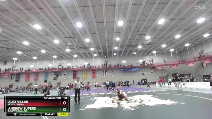 165 lbs Semifinal - Andrew Supers, Baldwin Wallace vs Alex Villar ...