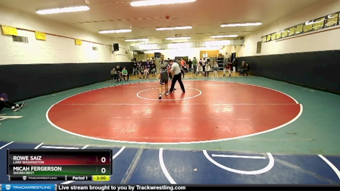 134-141 lbs Round 1 - Rowe Saiz, Lake Washington vs Micah Fergerson ...