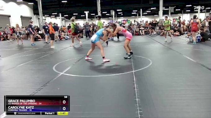110 lbs Round 3 (8 Team) - Grace Palumbo, U2 Women Of The Uprising vs ...
