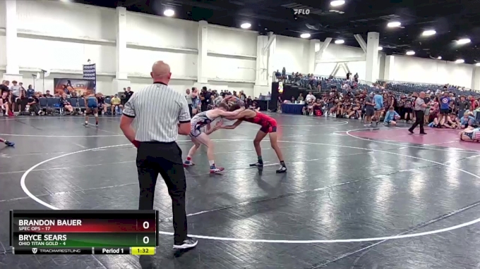 138 lbs Round 4 (8 Team) - Brandon Bauer, Spec Ops vs Bryce Sears, Ohio ...