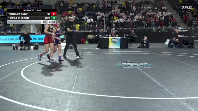 131 lbs Champ. Round 1 - Cera Philson, Wisconsin Stevens Point vs ...