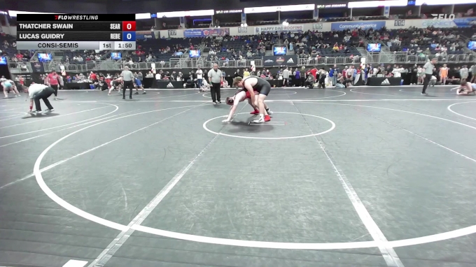 218 lbs Consolation - Thatcher Swain, Searcy Lions vs Lucas Guidry ...