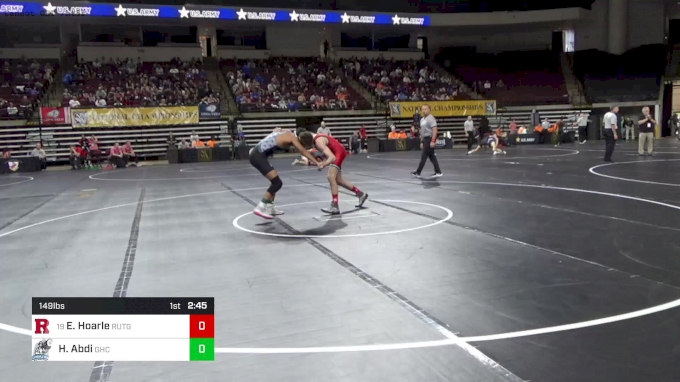 149 lbs Round Of 64 - Elijah Hoarle, Rutgers WC vs Hassan Abdi, Grays ...