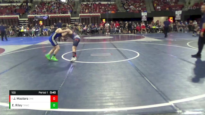100 lbs Cons. Round 2 - James Masters, Cabinet Mountain Elite vs Ethan ...