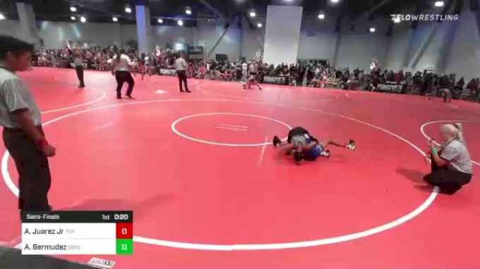 82 lbs Semifinal - Anthony Juarez Jr, Tuf California Wr Ac vs Alexander ...