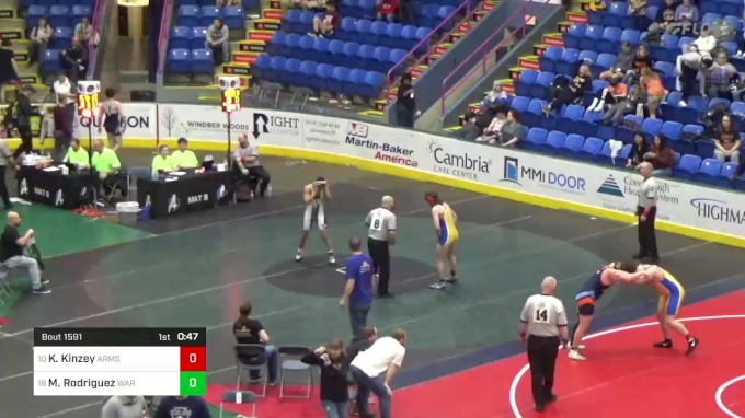 157 lbs Consi Of 8 #1 - Kaleb Kinzey, Armstrong vs Malachi Rodriguez ...