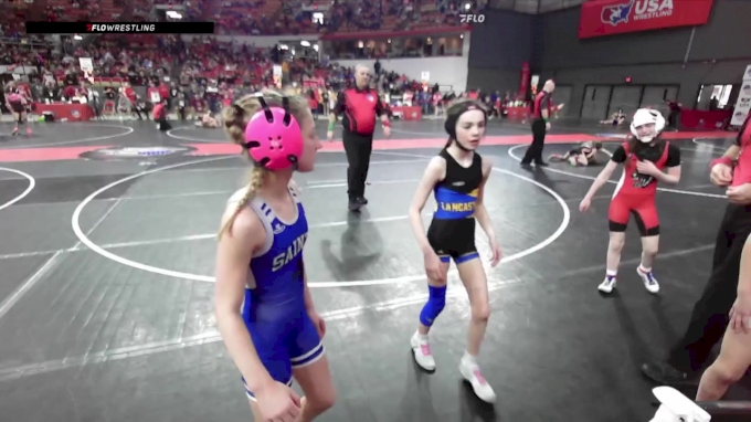 80 lbs Semifinal - Lisa Vee, Victory School Of Wrestling vs Kennedy ...