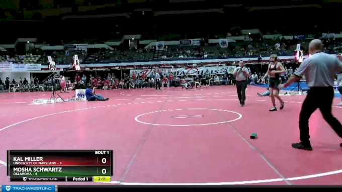 141 lbs Finals (2 Team) - Kal Miller, University Of Maryland vs Mosha ...