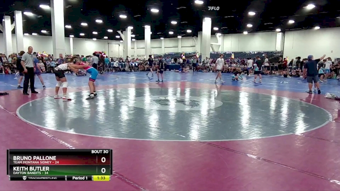 190 lbs Round 6 (10 Team) - Keith Butler, Dayton Bandits vs Bruno ...