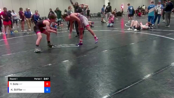 132 lbs Round 1 - Kameron Stiffler, Assassins Wrestling vs Yandro Soto ...