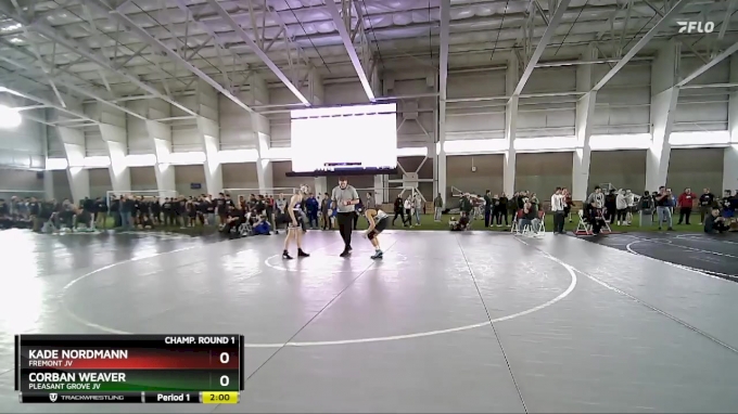 126 JV Champ. Round 1 - Kade Nordmann, Fremont JV vs Corban Weaver ...