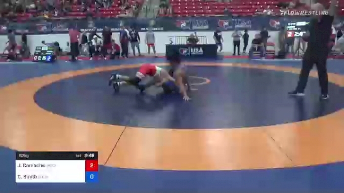 57 kg Round Of 16 - Jakob Camacho, Wolfpack Wrestling Club / TMWC vs ...
