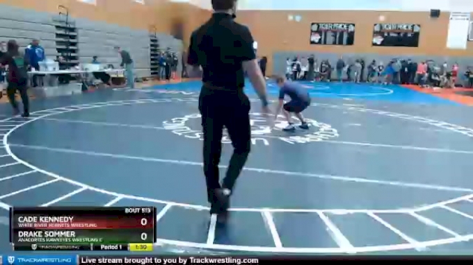 135 lbs Round 1 - Drake Sommer, Anacortes Hawkeyes Wrestling C vs Cade ...