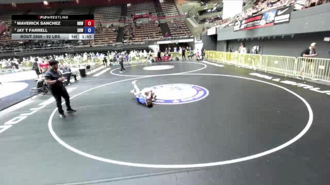 92 lbs 1st Place Match - Maverick Sanchez, Rough House Wrestling vs Jay ...