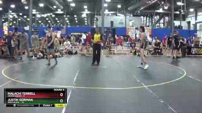 155 lbs Round 5 (6 Team) - Justin Gorman, ARES Black vs Malachi Terrell ...