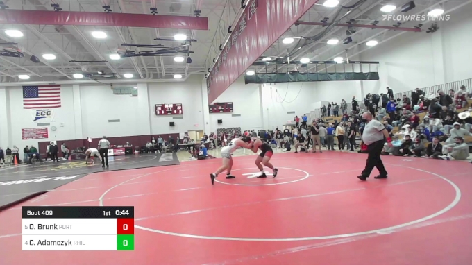 220 lbs 3rd Place - Owen Brunk, Portland vs Chris Adamczyk, Rocky Hill