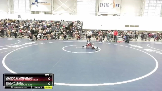 59-60 lbs Round 2 - Hailey Reese, Elmira Junior Wrestling Club vs ...