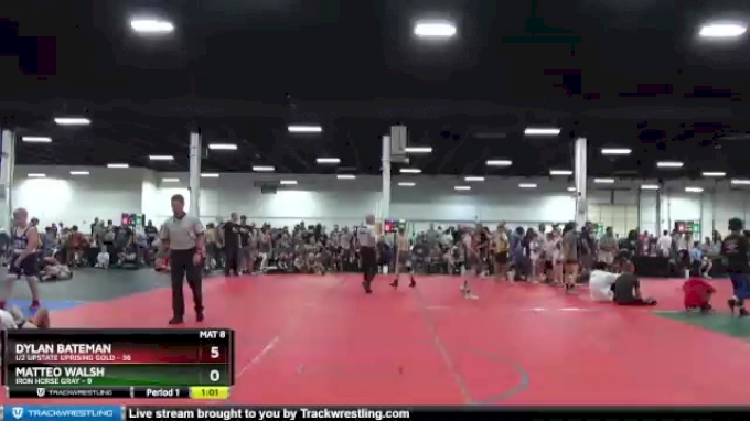 84 lbs Round 4 (8 Team) - Dylan Bateman, U2 Upstate Uprising Gold vs ...