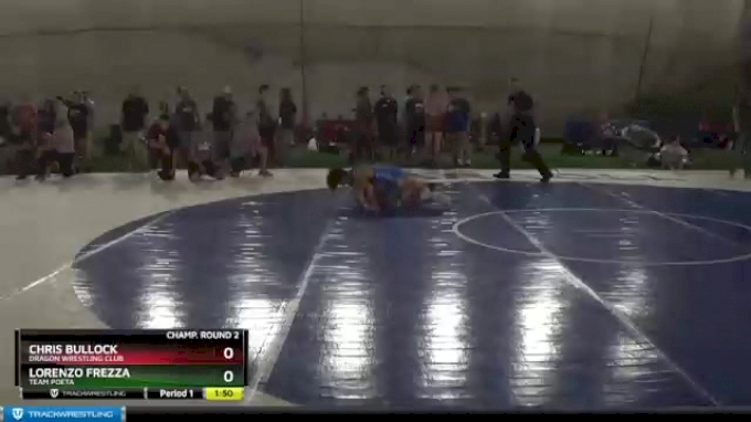 129 lbs Champ. Round 2 - Chris Bullock, Dragon Wrestling Club vs ...