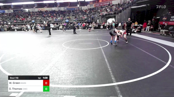 110 lbs Round Of 16 - Walker Green, Marksmen Wrestling Club vs Owen ...