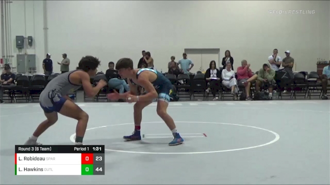 132 lbs Round 3 (6 Team) - Landon Robideau, Spartan RTC Elite/BOTE vs ...