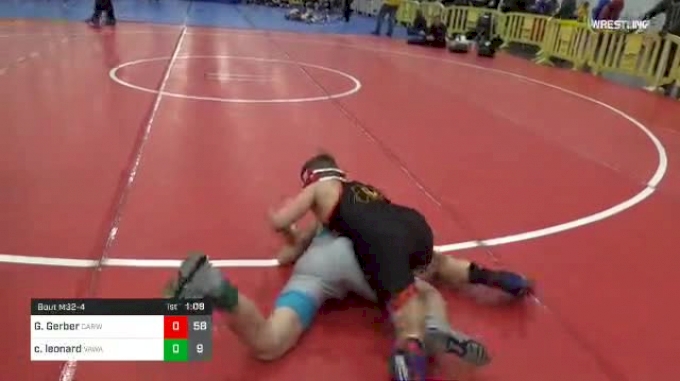 110 lbs Rr Rnd 3 - Gideon Gerber, California Red Wave vs Christian ...