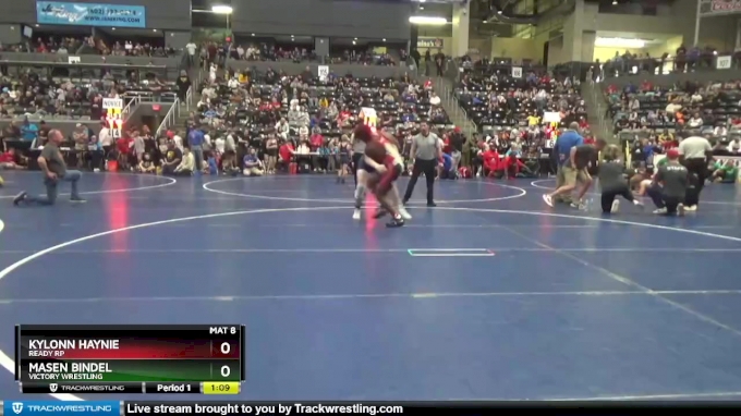 180 lbs Quarterfinal - Kylonn Haynie, Ready RP vs Masen Bindel, Victory ...