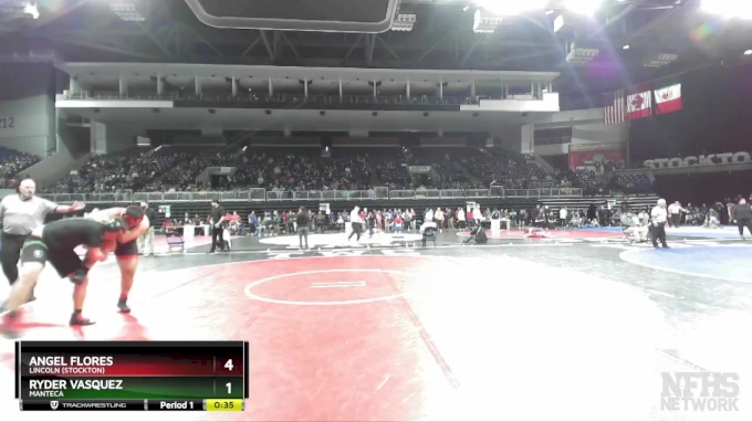 285 lbs Cons. Round 1 - Ryder Vasquez, Manteca vs Angel Flores, Lincoln ...